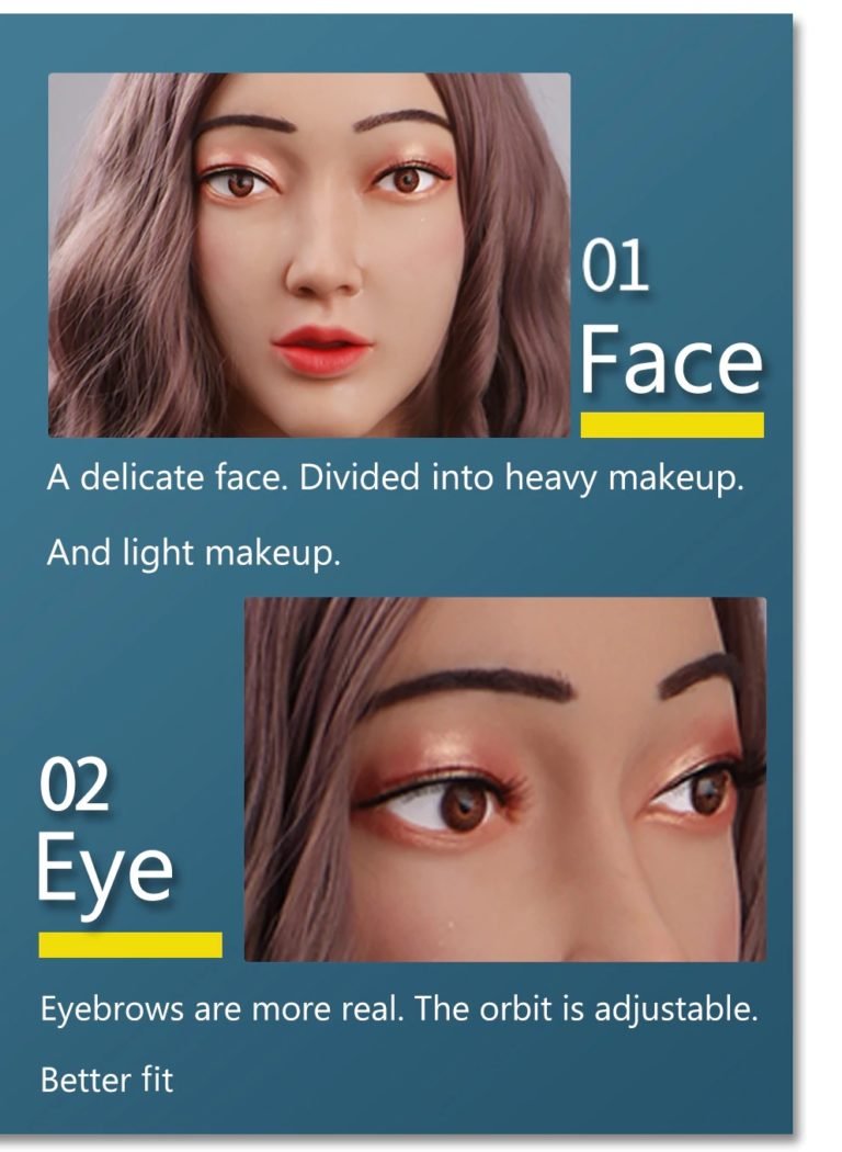 Christine Female Silicone Mask With Breast Plate - WOWSilicone Shop