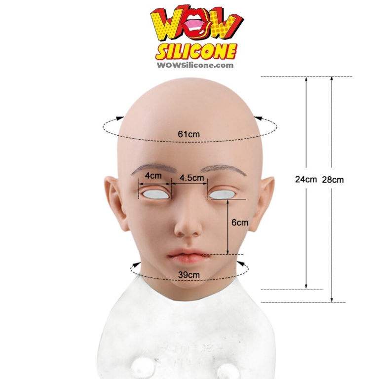 Cute Realistic Female Silicone Mask - WOWSilicone Shop