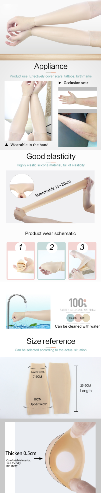 Silicone Arm Sleeves - WOWSilicone Shop