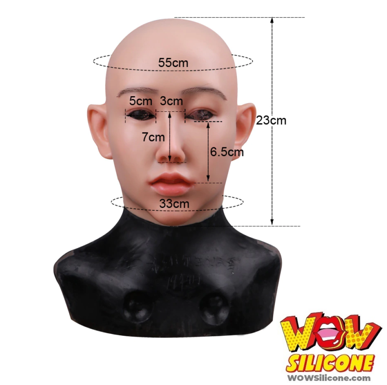 Pretty Realistic Silicone Female Mask - WOWSilicone Shop
